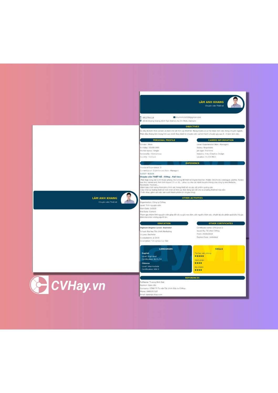 CVHay_Chuyen vien thiet ke by Minh Thu - Issuu