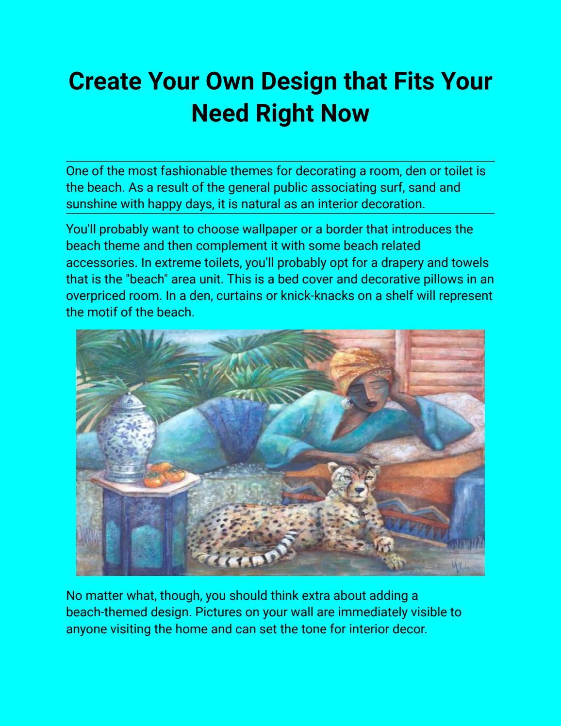 Create Your Own Design That Fits Your Need by Art Prints Australia - Issuu