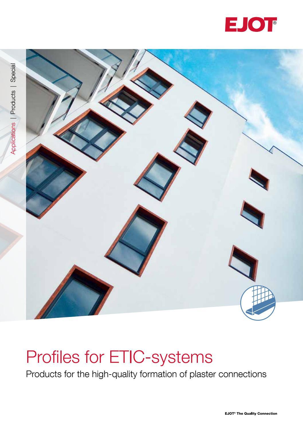 EJOT Profiles for ETIC-systems by ejotsverige - Issuu