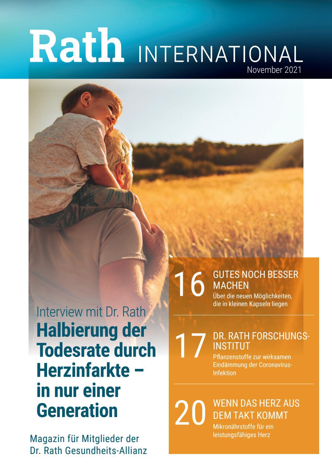 Rath international Ausgabe 03/2021 by Dr. Rath - Issuu
