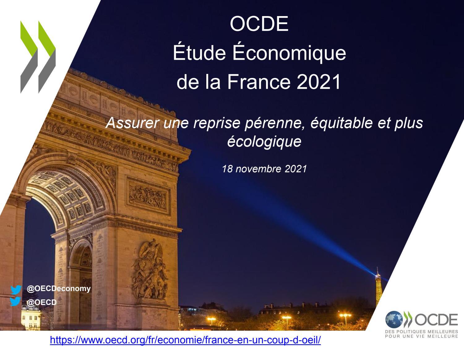 Étude économique de l'OCDE : France 2021 - Présentation by OECD - Issuu