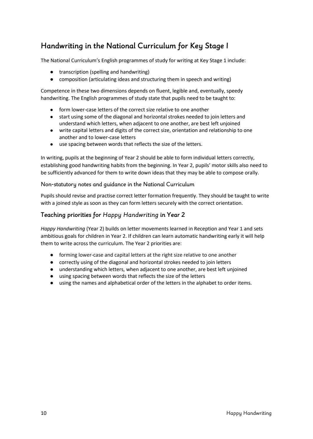 Happy Handwriting - Teacher's Guide 2 by Collins - Issuu