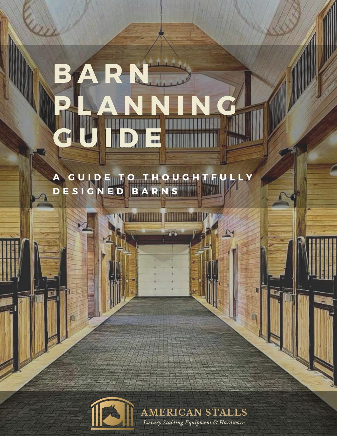 Barn Design Guide (2021) by americanstalls - Issuu