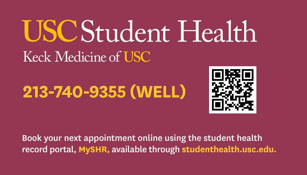 Student Health Appointment Card by USC Campus Health Info and Forms - Issuu