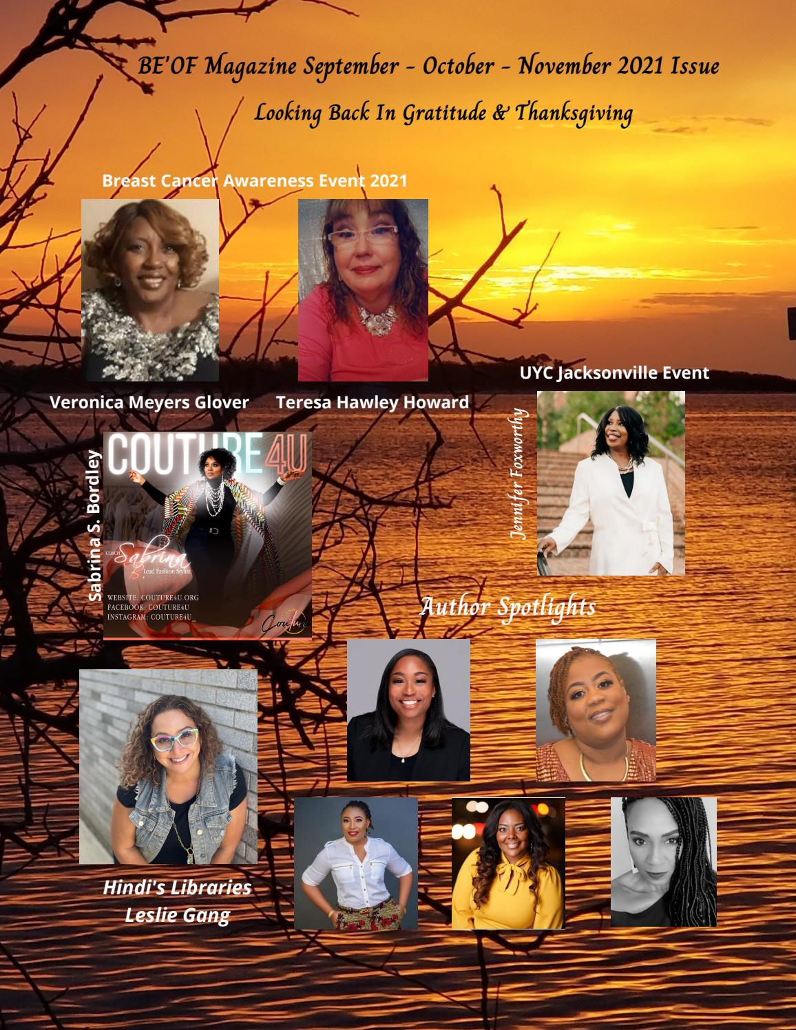 BE'OF Magazine - November 2021 - Looking Back In Gratitude ...