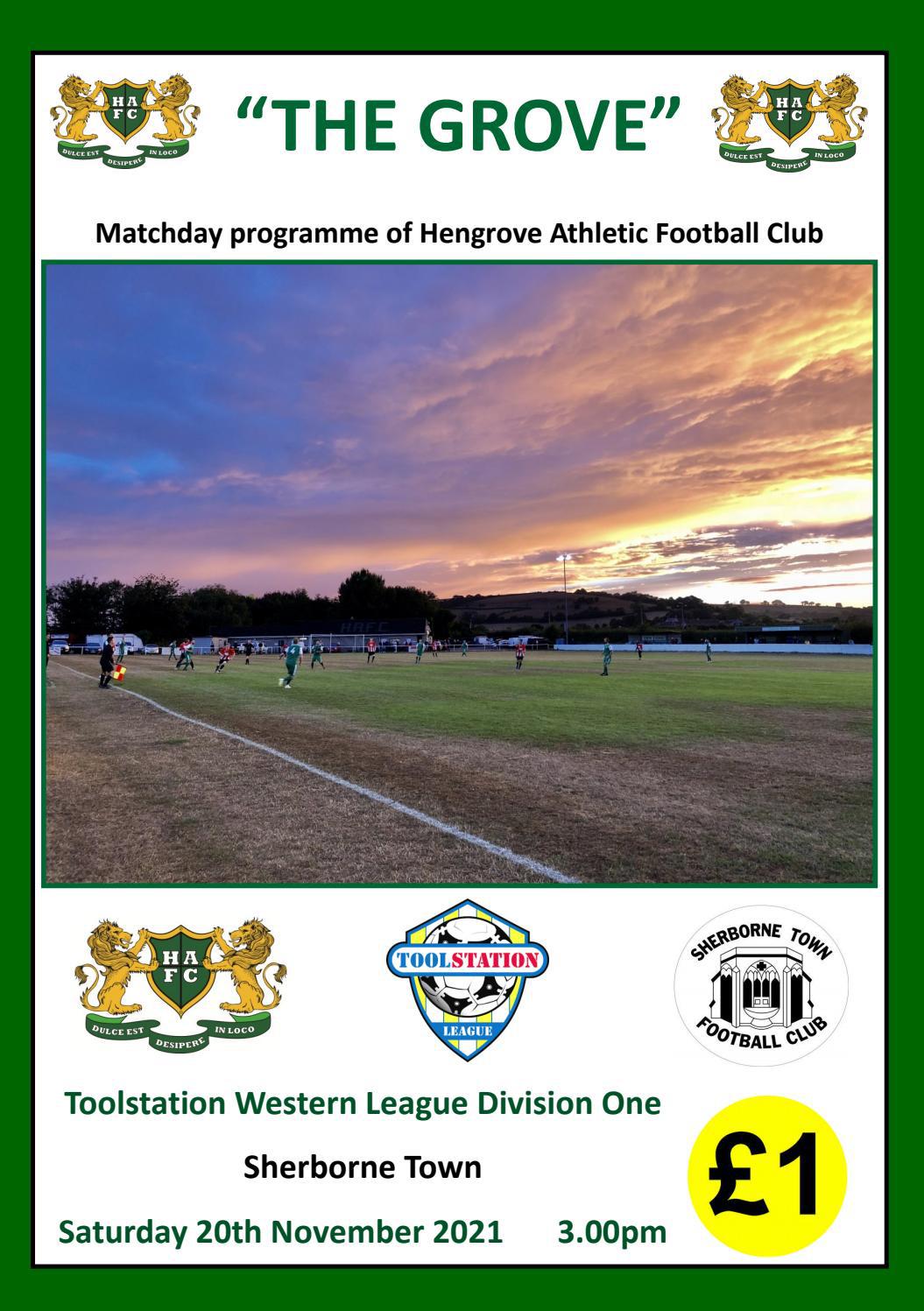 Hengrove Athletic v Sherborne Town by hamdonmedia - Issuu