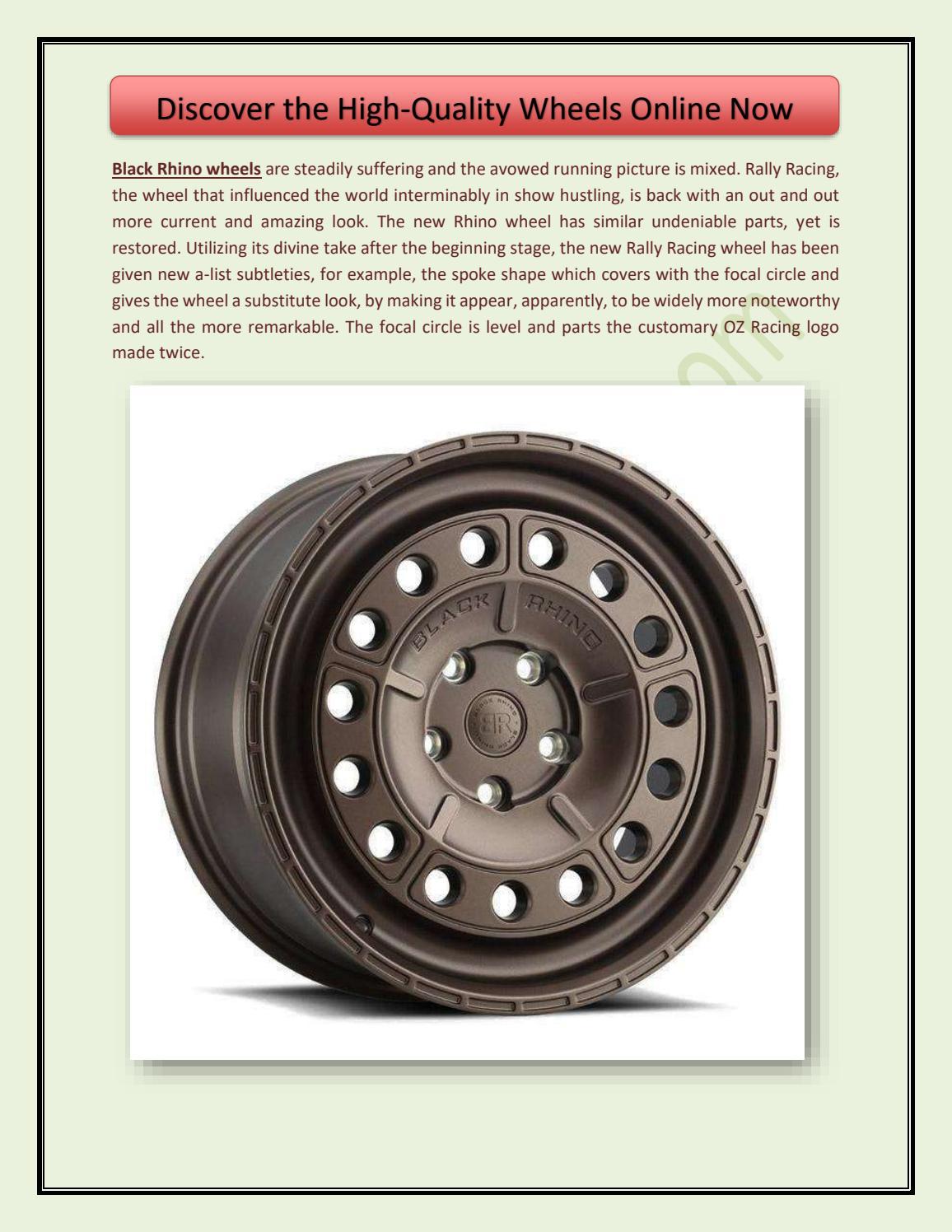 Discover the High-Quality Wheels Online Now by Tuner Stop - Issuu