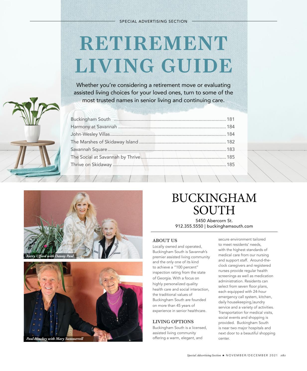 Retirement Living Guide by Savannah Magazine - Issuu