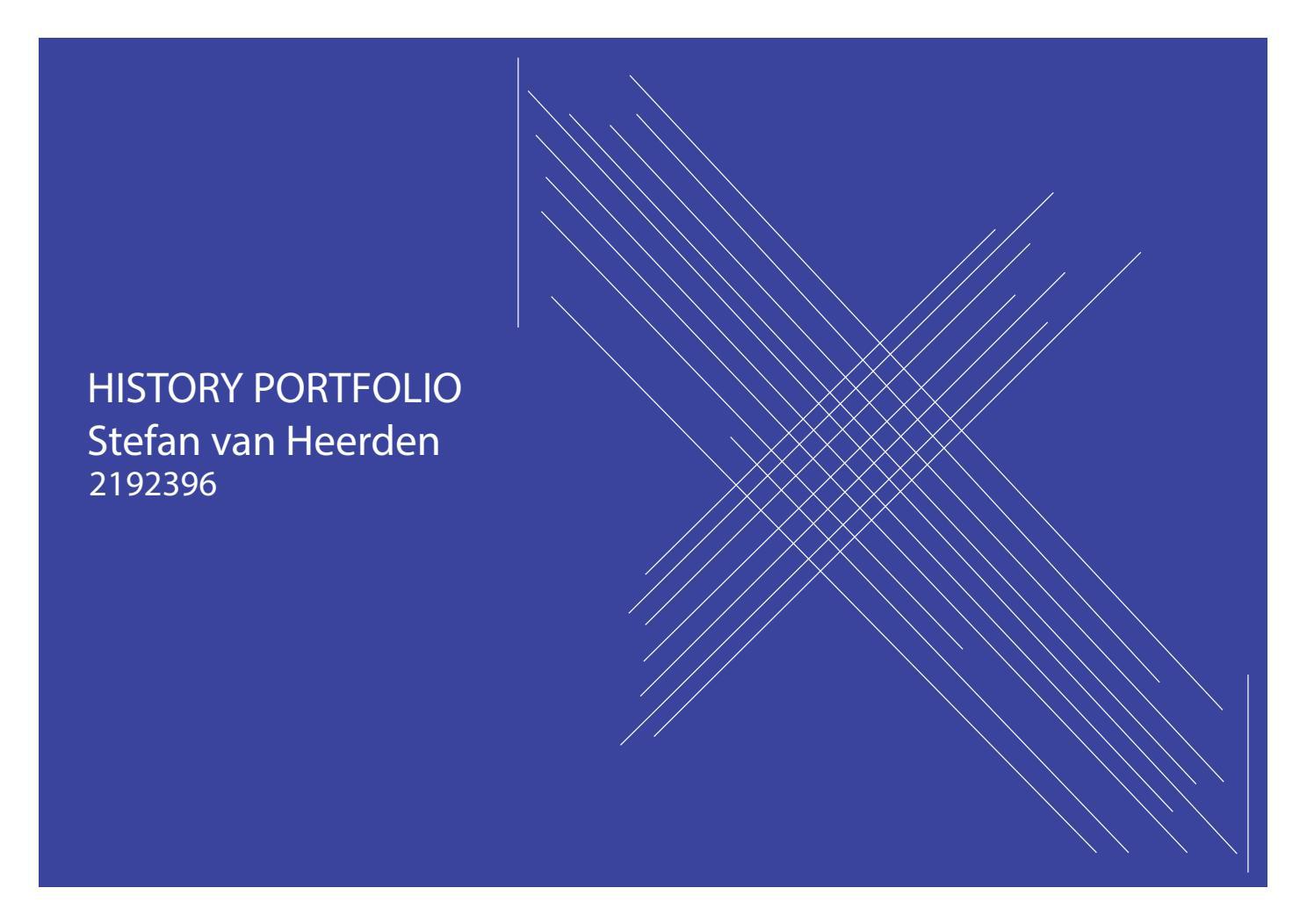 History Portfolio Third Year by Stefanvh32 - Issuu