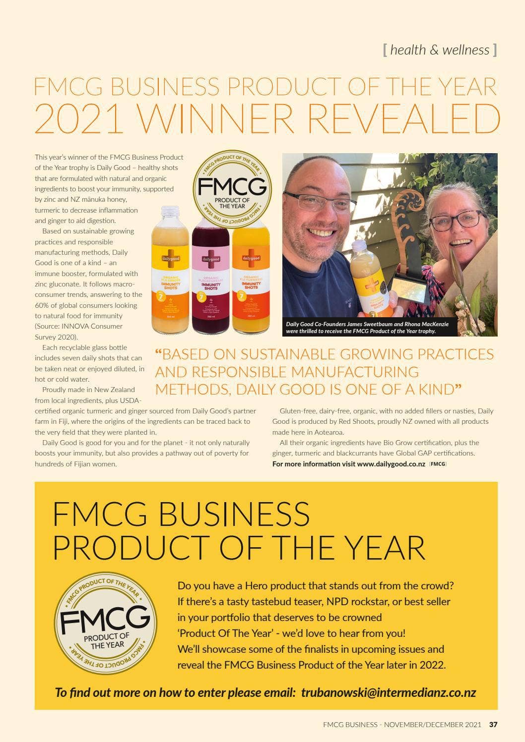 FMCG Business November-December 2021 by The Intermedia Group - Issuu