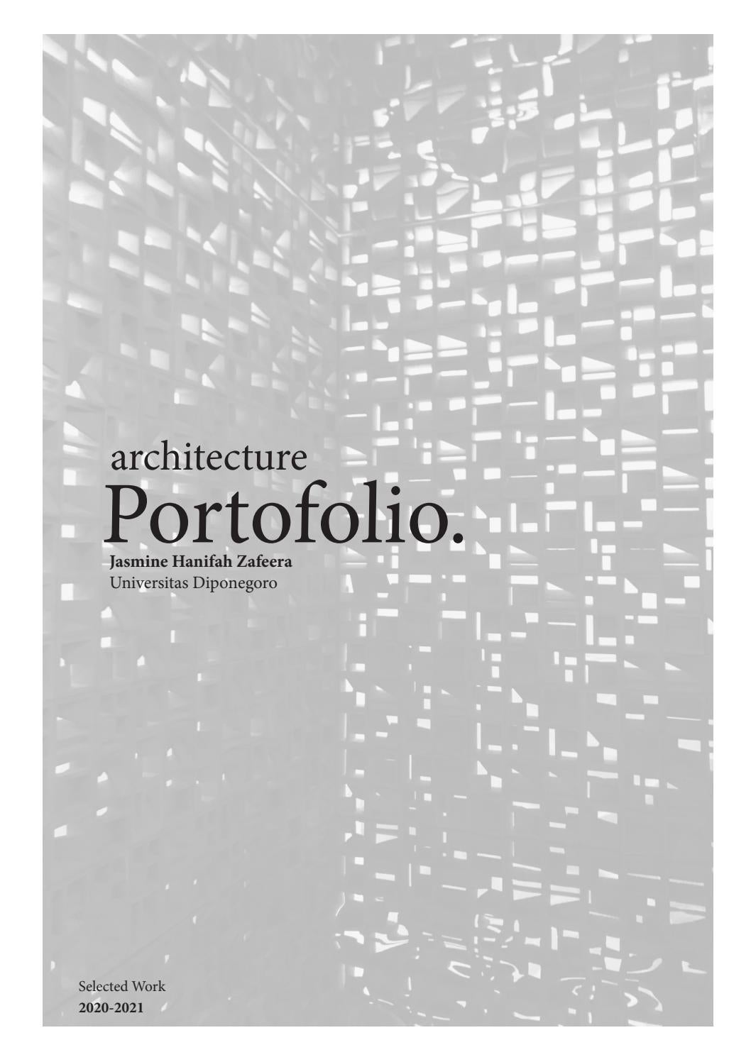 Architecture Portofolio 2021 by Jasmine HZ - Issuu