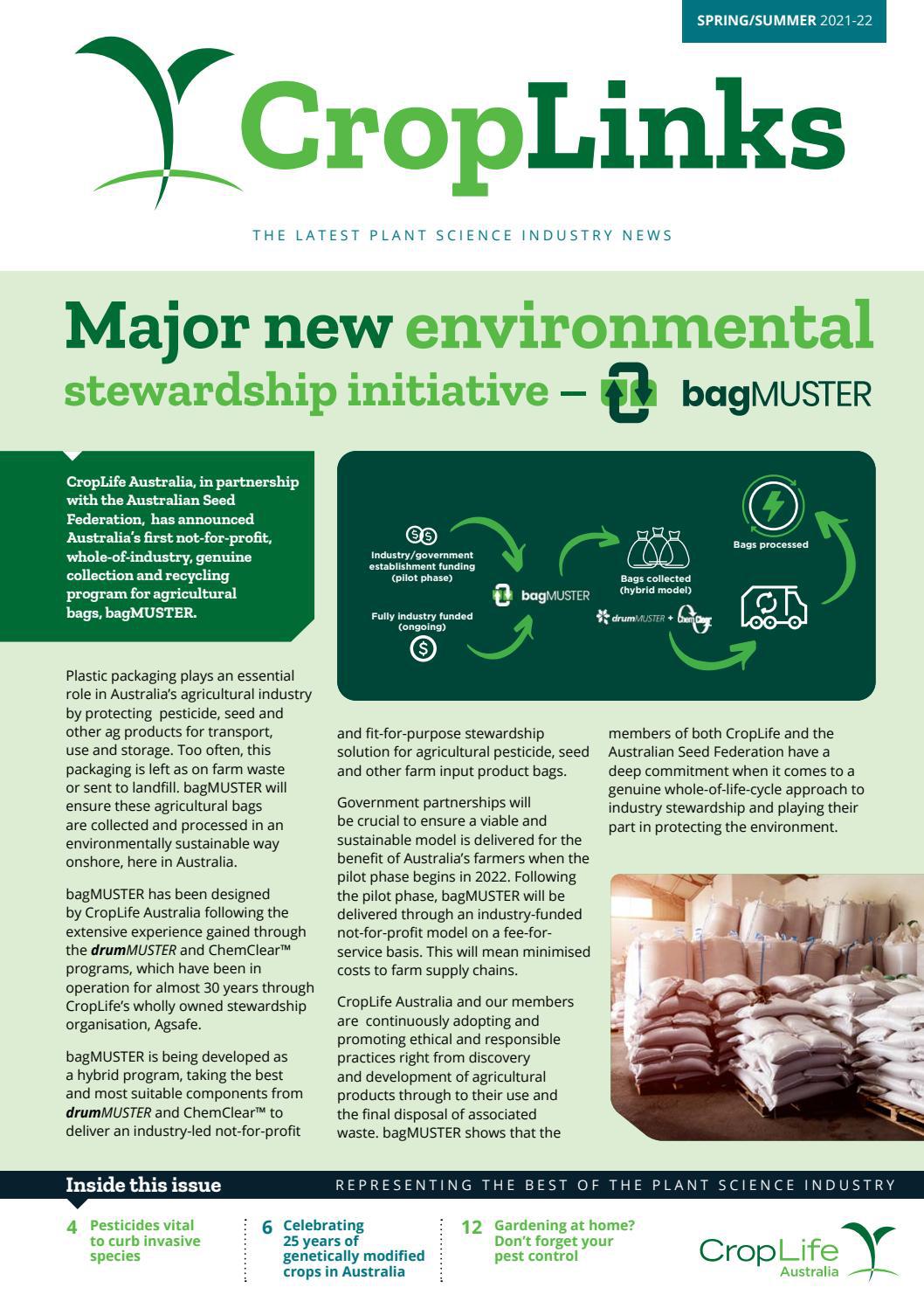 CropLinks Spring/Summer Edition 2021-22 by CropLife Australia - Issuu