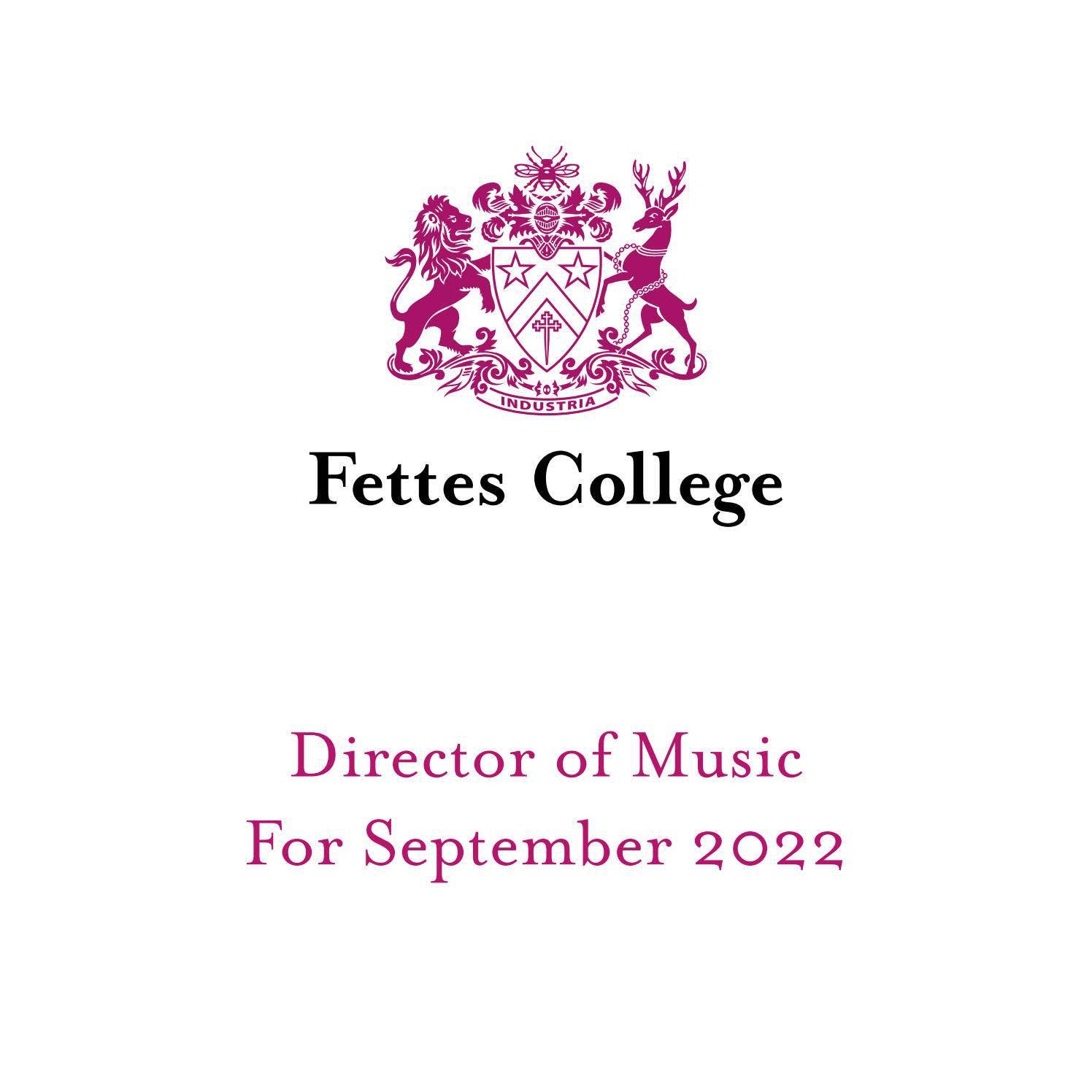 Director of Music by Fettes_College - Issuu