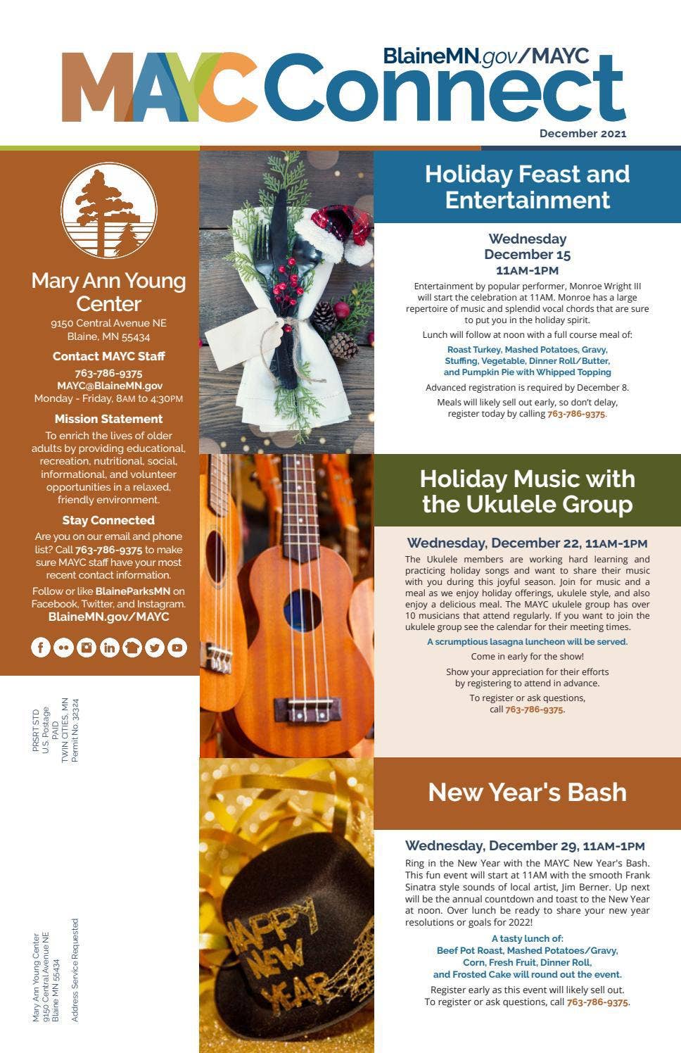 MAYC Connect - December 2021 by City of Blaine - Issuu