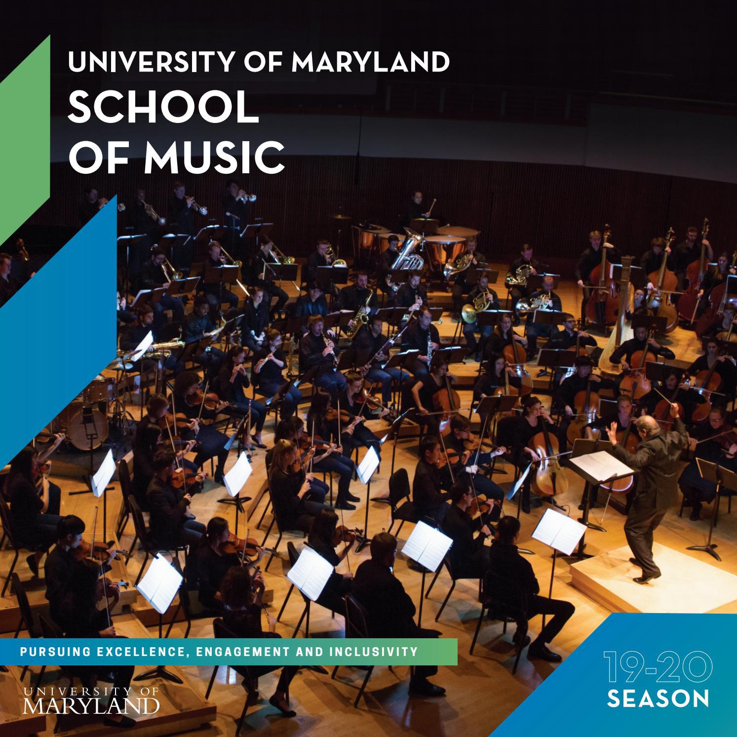 The University of Maryland School of Music 2019-2020 Season by umd_arhu ...