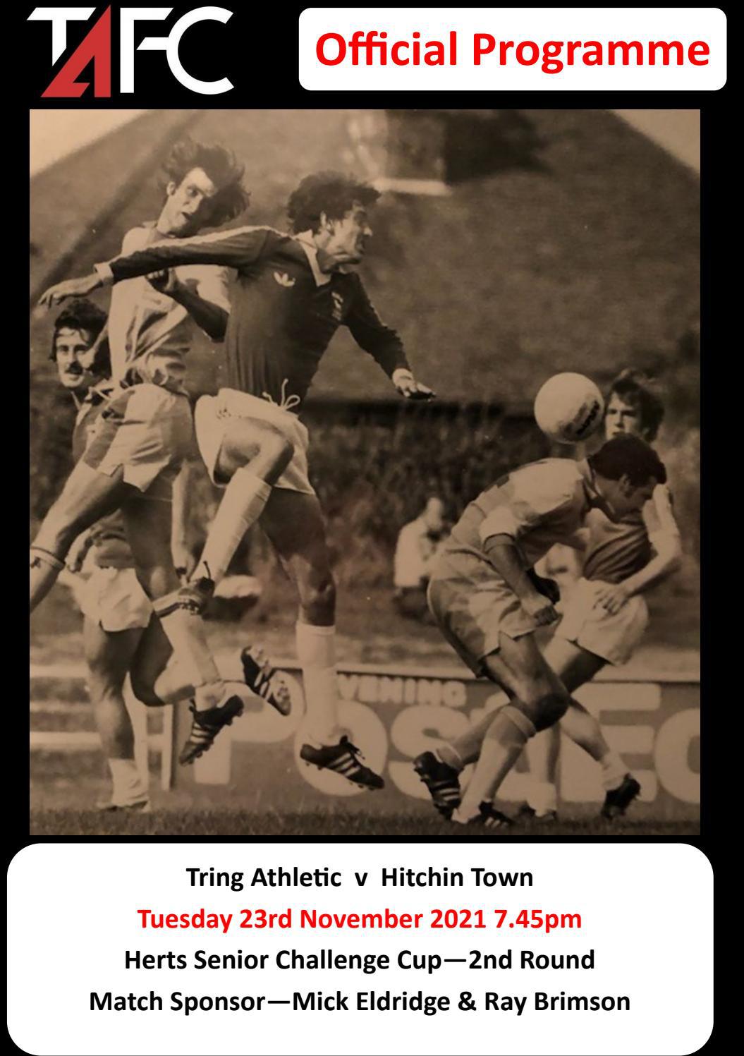 Tring Athletic vs Hitchin Town by Tring Athletic - Issuu