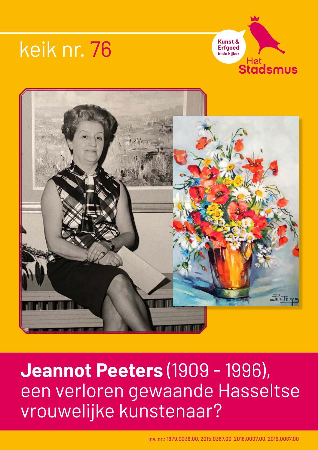 KEIK 76. Jeannot Peeters (1909-1996), een verloren gewaande Hasseltse ...