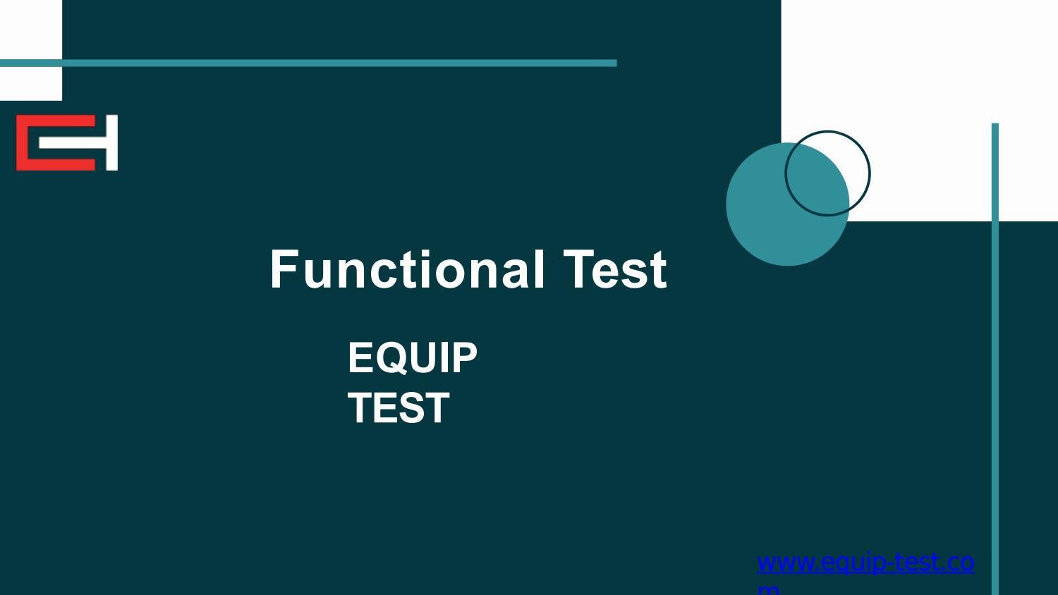 Functional Test | Equip Test by Equip-test - Issuu