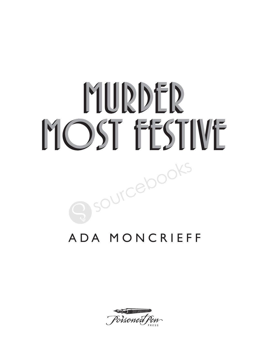 Murder Most Festive by Sourcebooks - Issuu