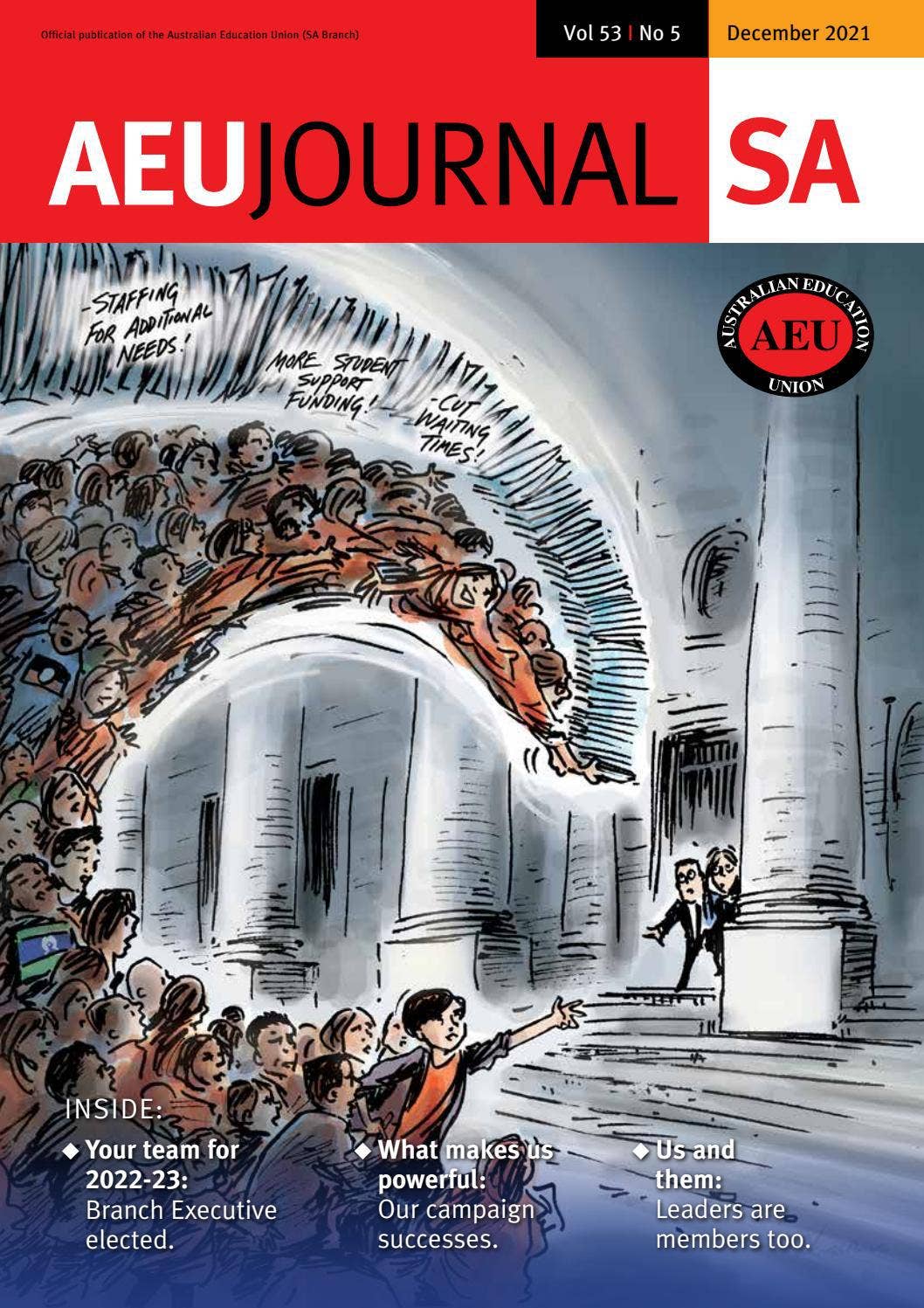 AEU Journal December 2021 by Australian Education Union (SA Branch) - Issuu
