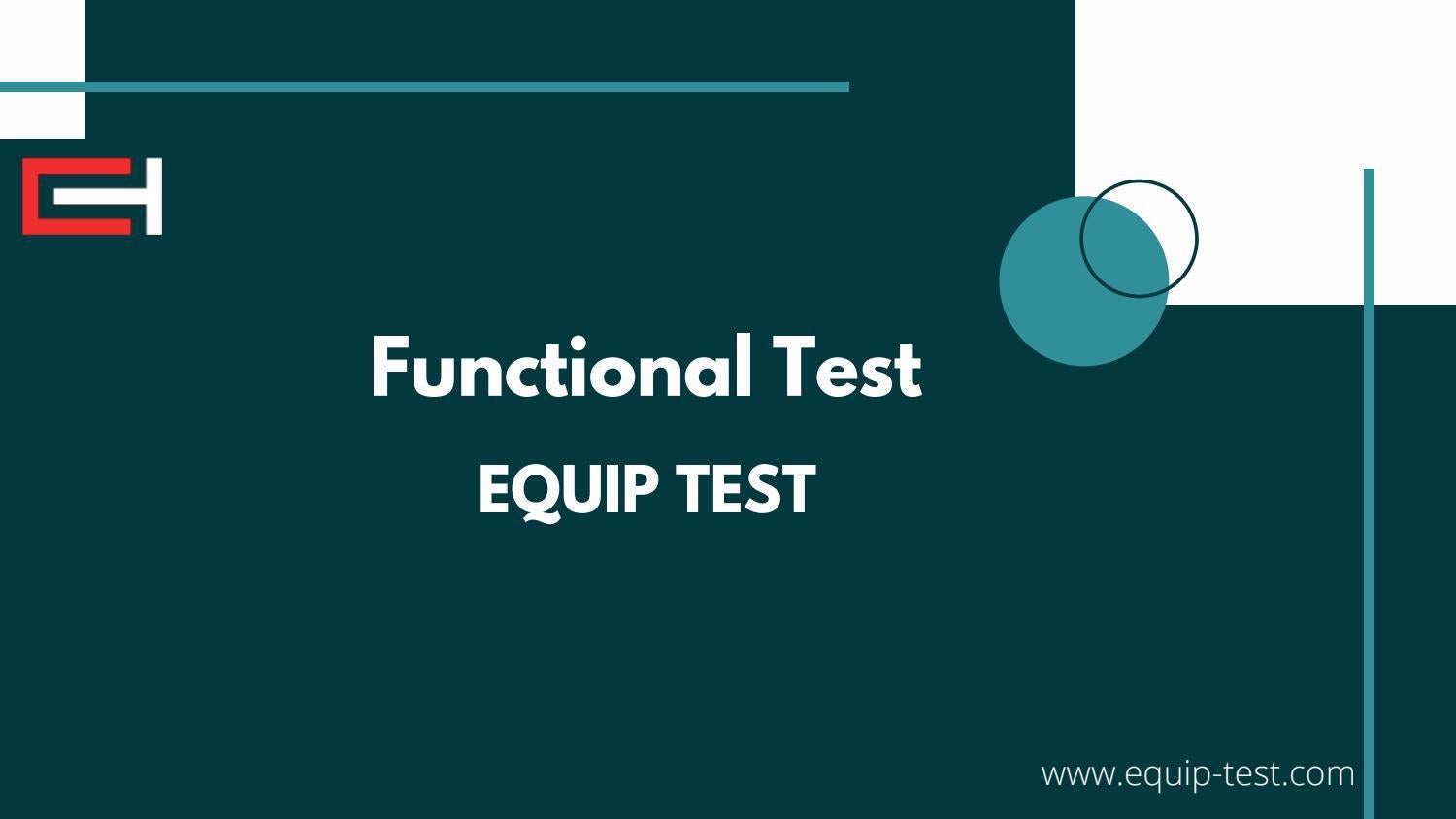 Functional Test From Equip Test by Equip-test - Issuu