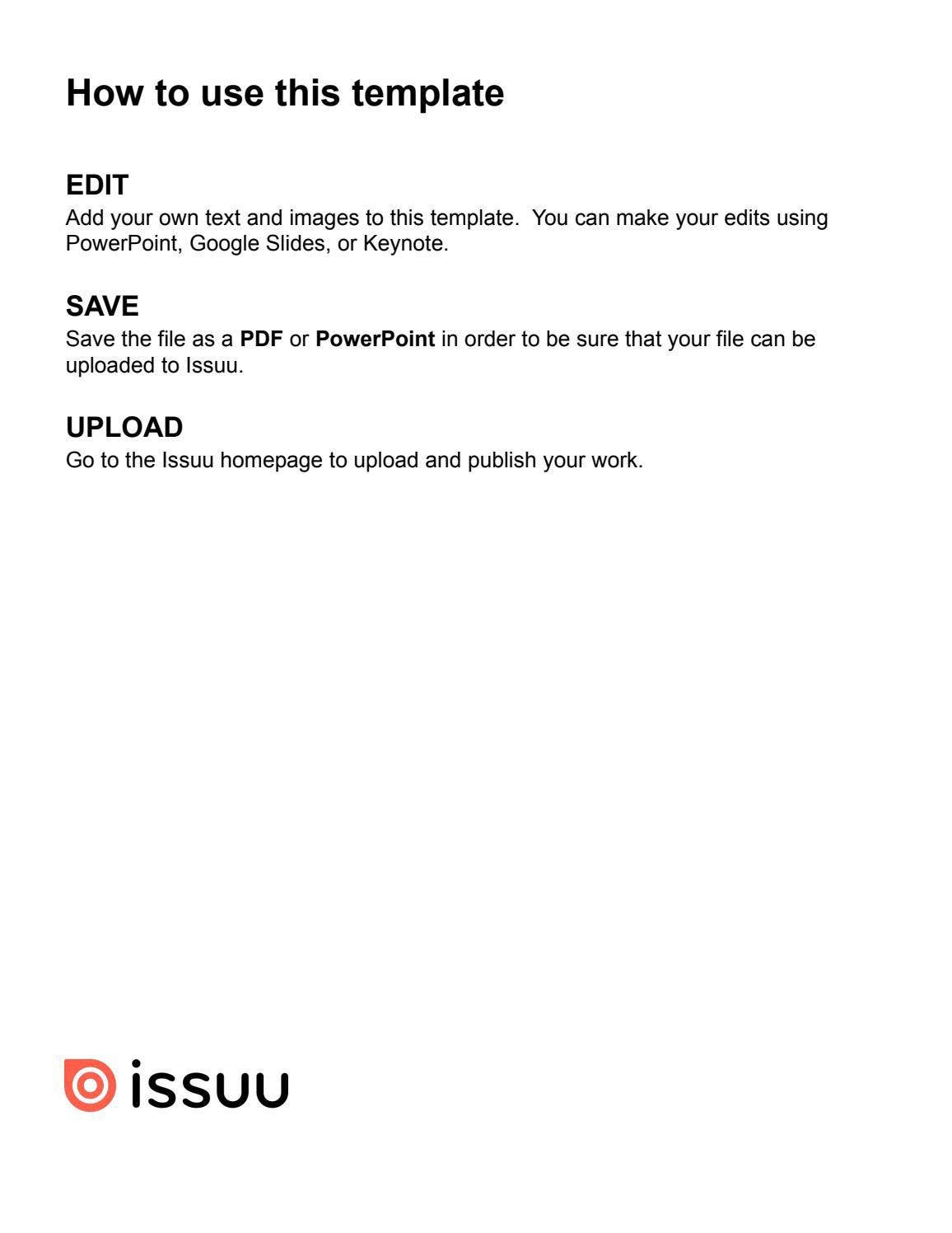 Catalog Template by issuuinfo - Issuu