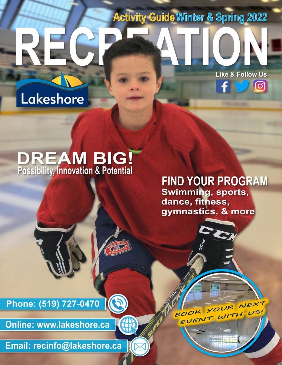 2022 - Lakeshore Recreation Activity Guide Winter & Spring by ...
