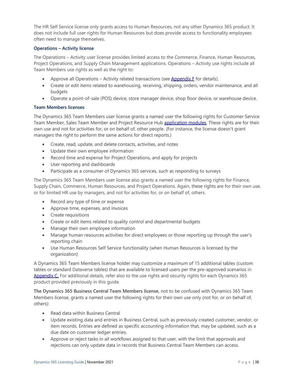 Microsoft Dynamics 365 Licensing Guide November 2021 by Sam William - Issuu