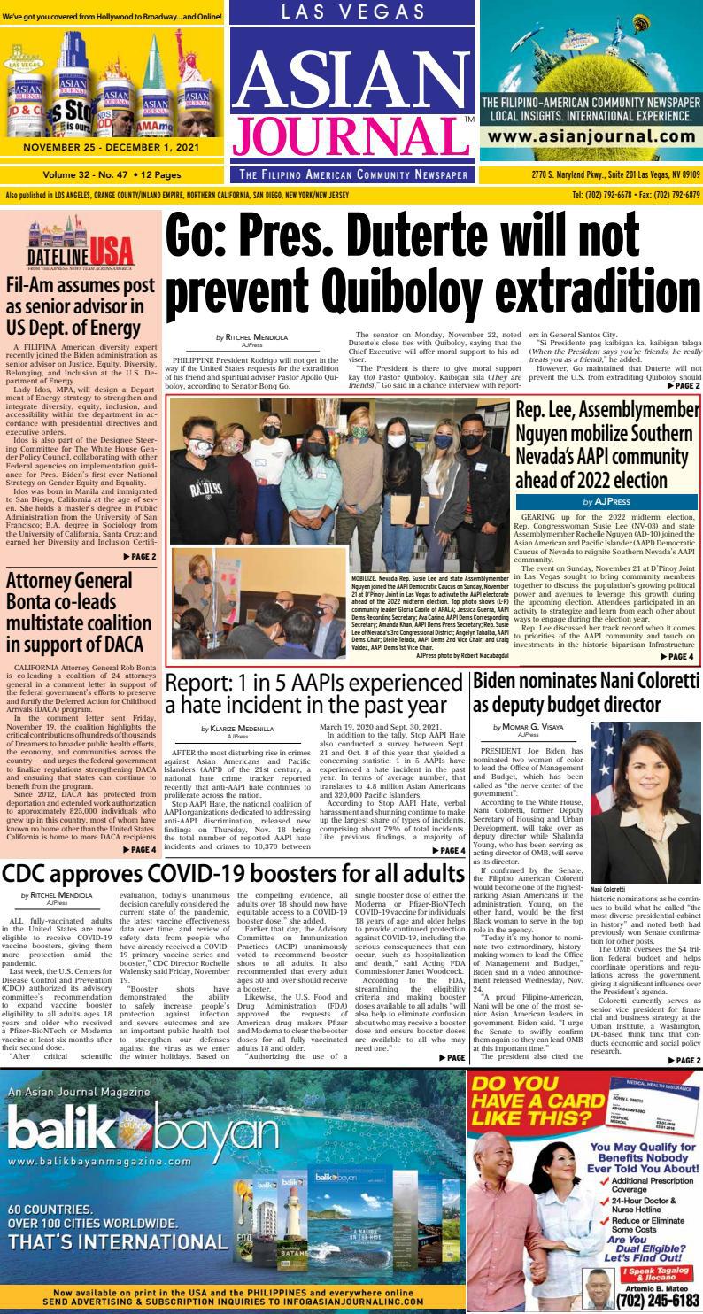 112512 - Las Vegas Edition by Asian Journal Community Newspapers - Issuu