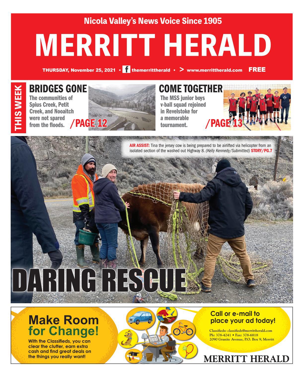 MH November 25, 2021 by Merritt Herald - Issuu
