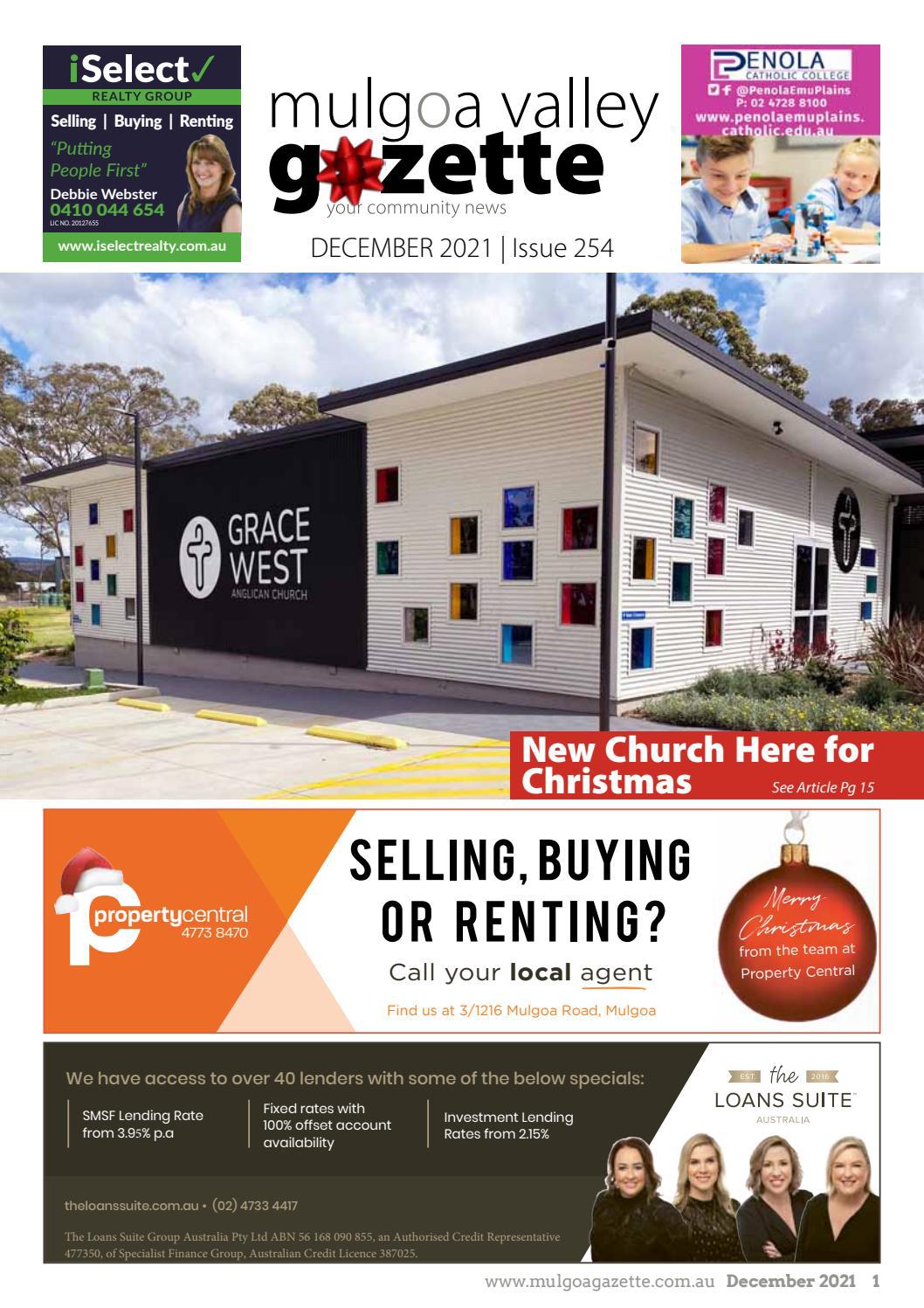 Mulgoa Valley Gazette December 2021 by District Gazette - Issuu