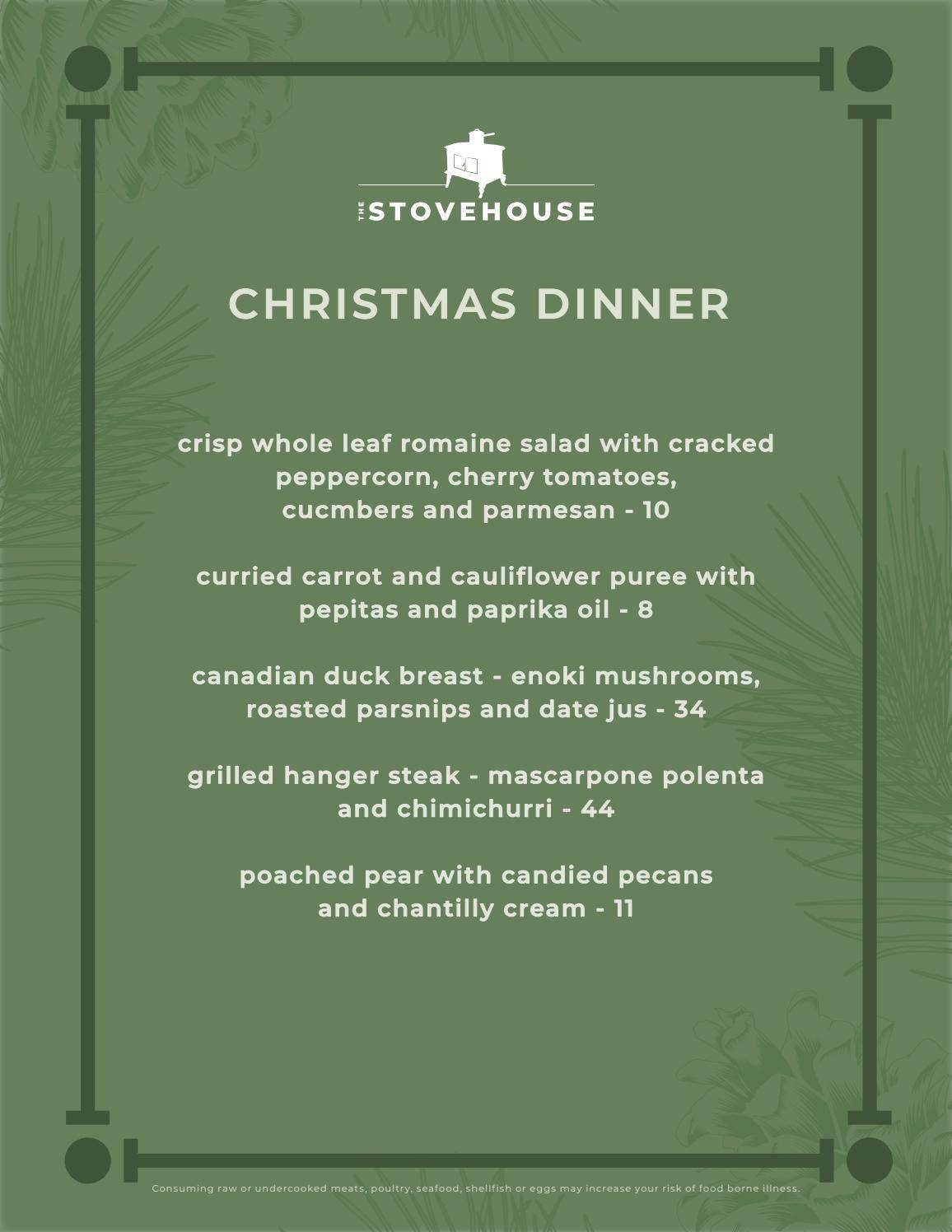 The Stovehouse - Christmas Menu 2021 by Suncadia Resort - Issuu