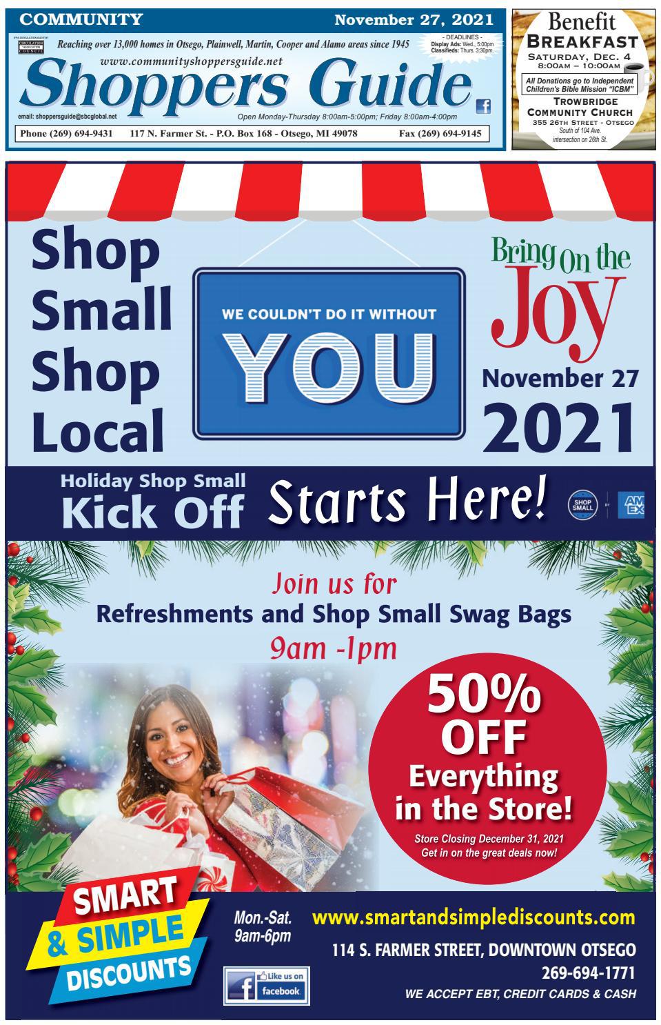 11 27 21 shoppersguide web by Community Shoppers Guide - Issuu