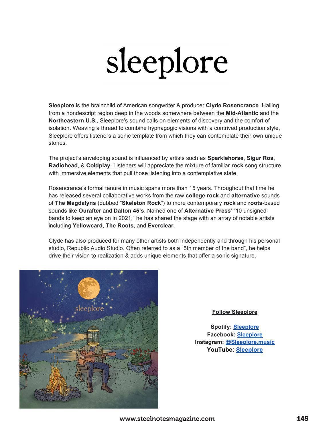 Steel Notes Magazine Fall 2021 by Steel Notes Magazine - Issuu