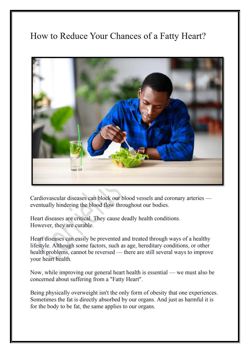How to Reduce Your Chances of a Fatty Heart? by Corrieluscardiology - Issuu