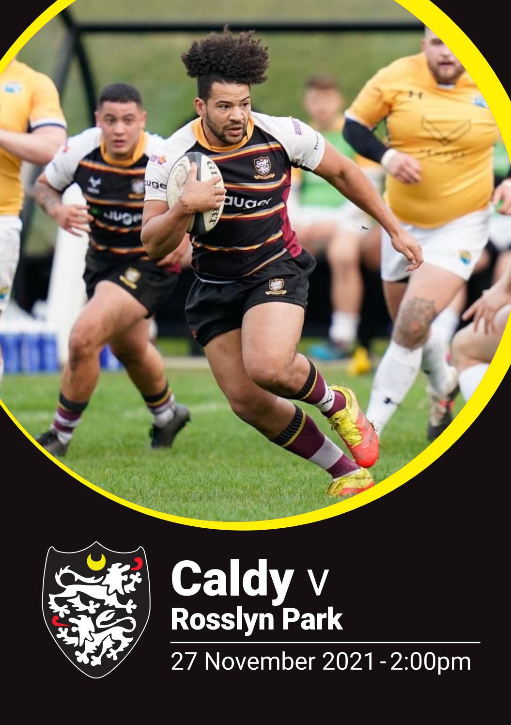 Caldy Rugby Club v Rosslyn Park - 27/11/2021 by Caldy Rugby Club - Issuu