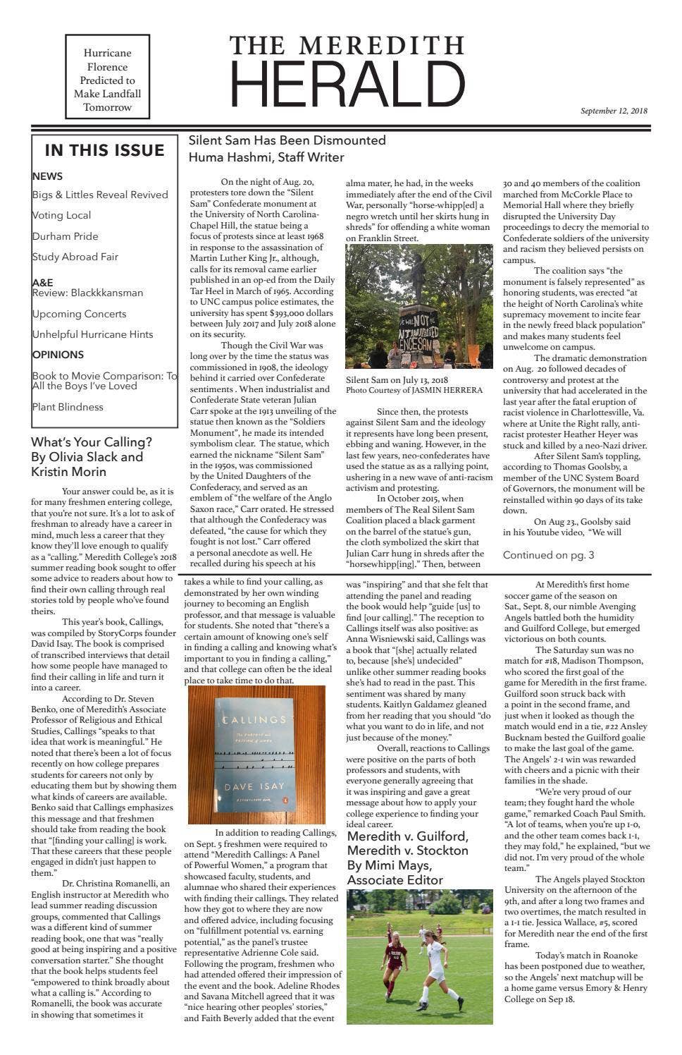 Sept 12, 2018 by The Meredith Herald - Issuu