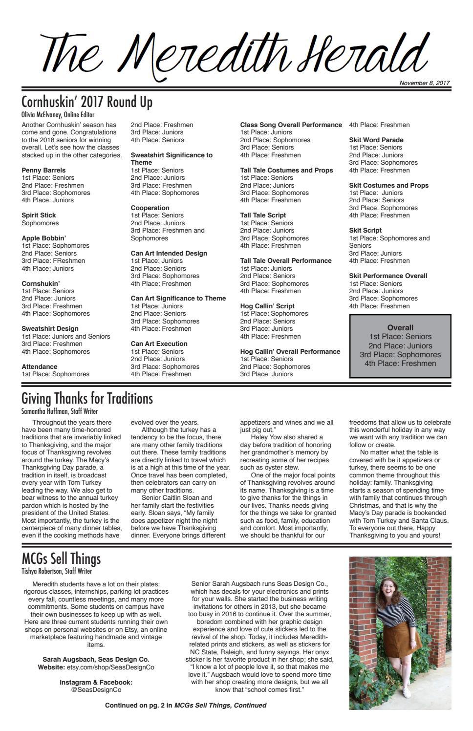 Nov 8, 2017 by The Meredith Herald - Issuu