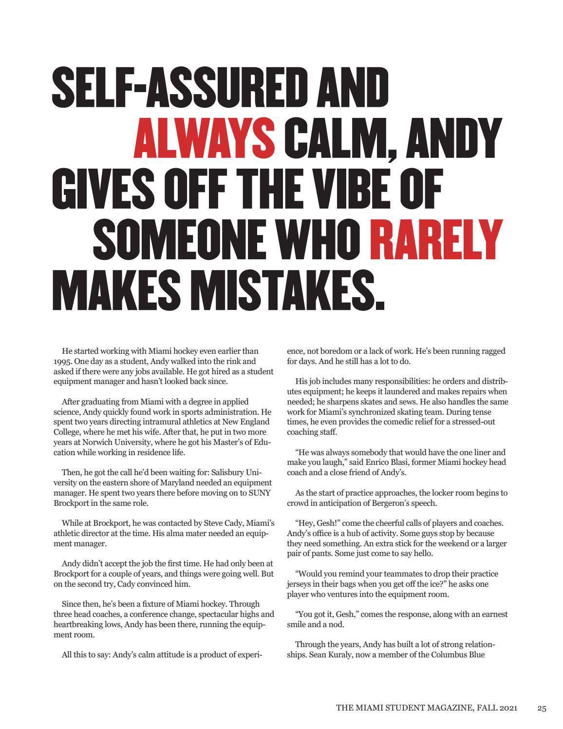 The Miami Student Magazine | Fall 2021 by The Miami Student - Issuu