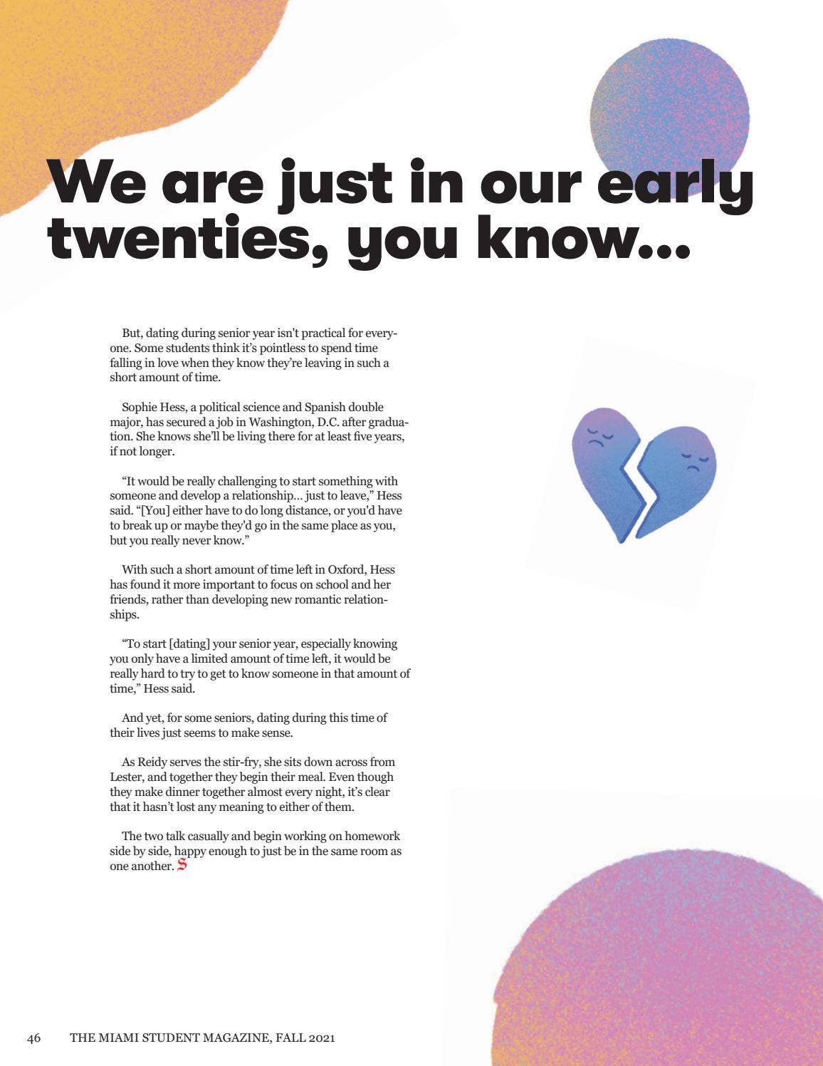 The Miami Student Magazine | Fall 2021 by The Miami Student - Issuu