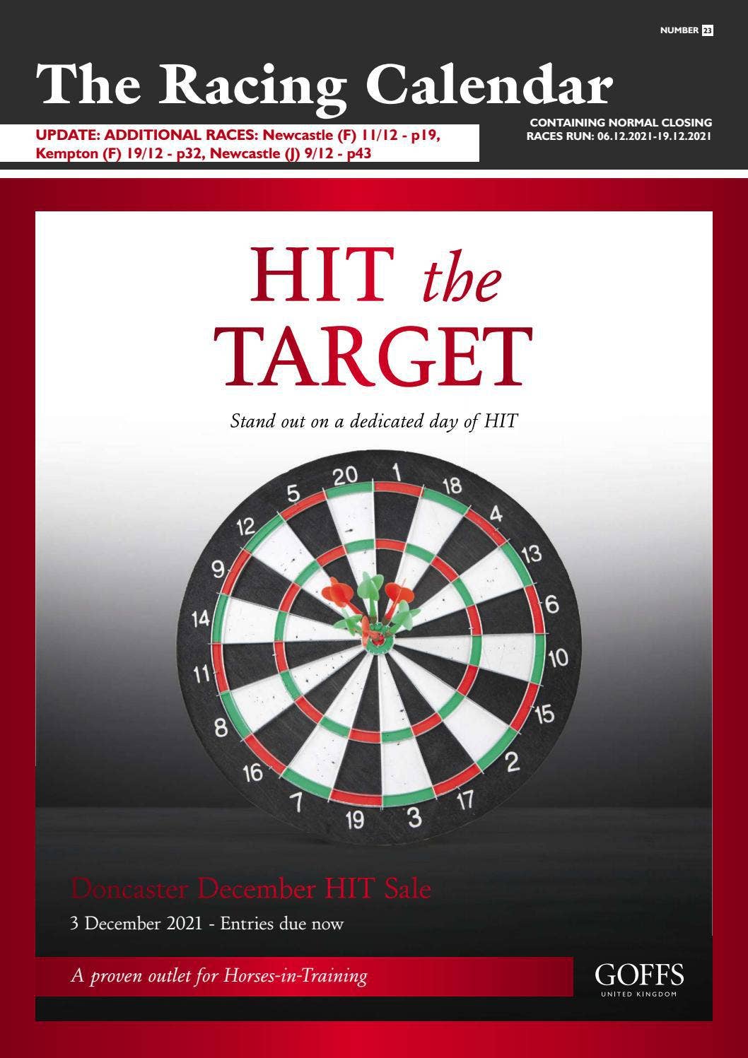 Racing Calendar - 6th-19th December - Number 23 by Weatherbys - Issuu