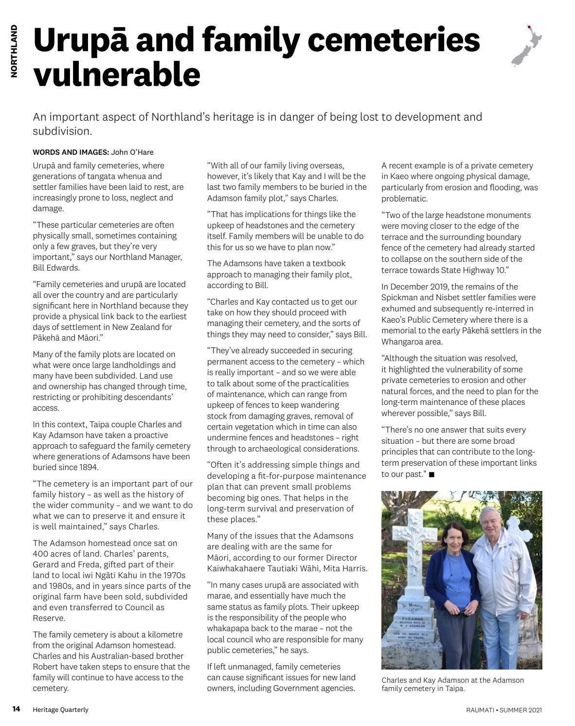Heritage Quarterly Raumati Summer 2021 by heritagenz - Issuu