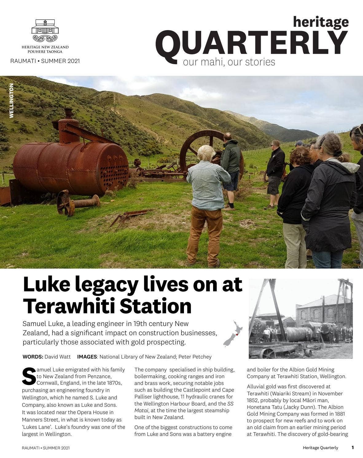 Heritage Quarterly Raumati Summer 2021 by heritagenz - Issuu