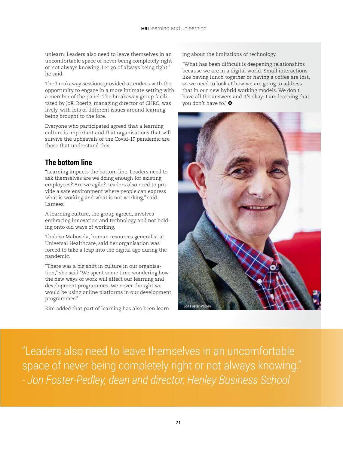 Special Edition - HR Indaba Conversations by CHRO Magazine - Issuu