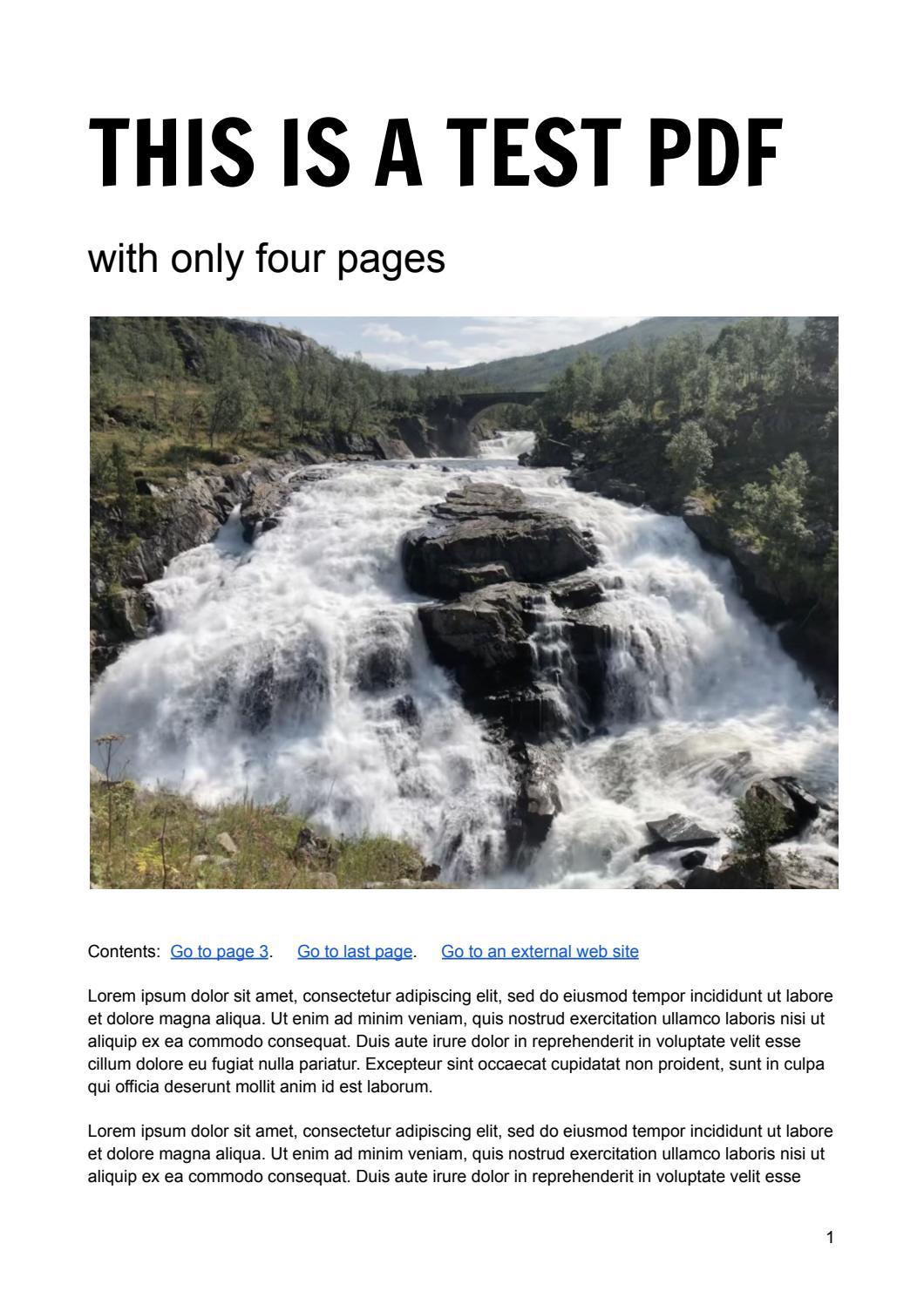 Test of uploaded pdf with links by Bjarne Frykholm - Issuu