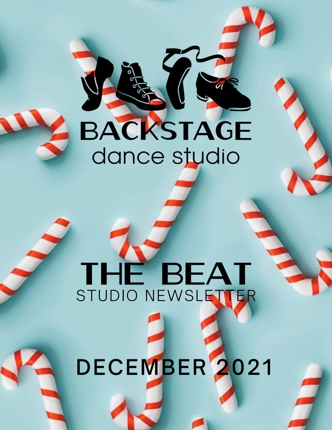 Backstage Dance Studio's December 2021 Newsletter by ...
