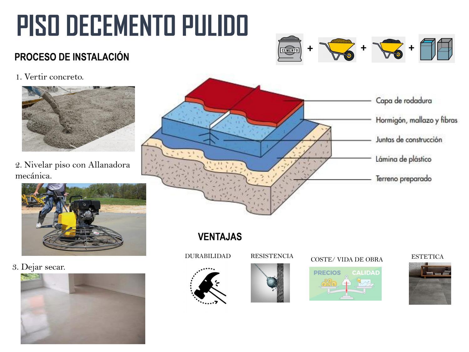 PISO DE CEMENTO PULIDO by Nicol Bustamante - Issuu