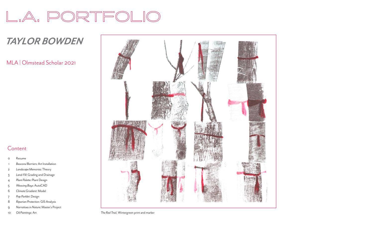 Taylor Bowden, Landscape Architecture Resume and Portfolio '21 by ...