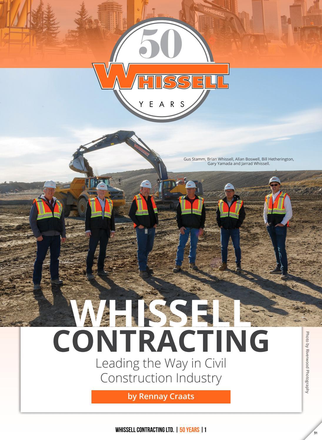 Whissell Contracting - Celebrating 50 years by Business in Edmonton ...