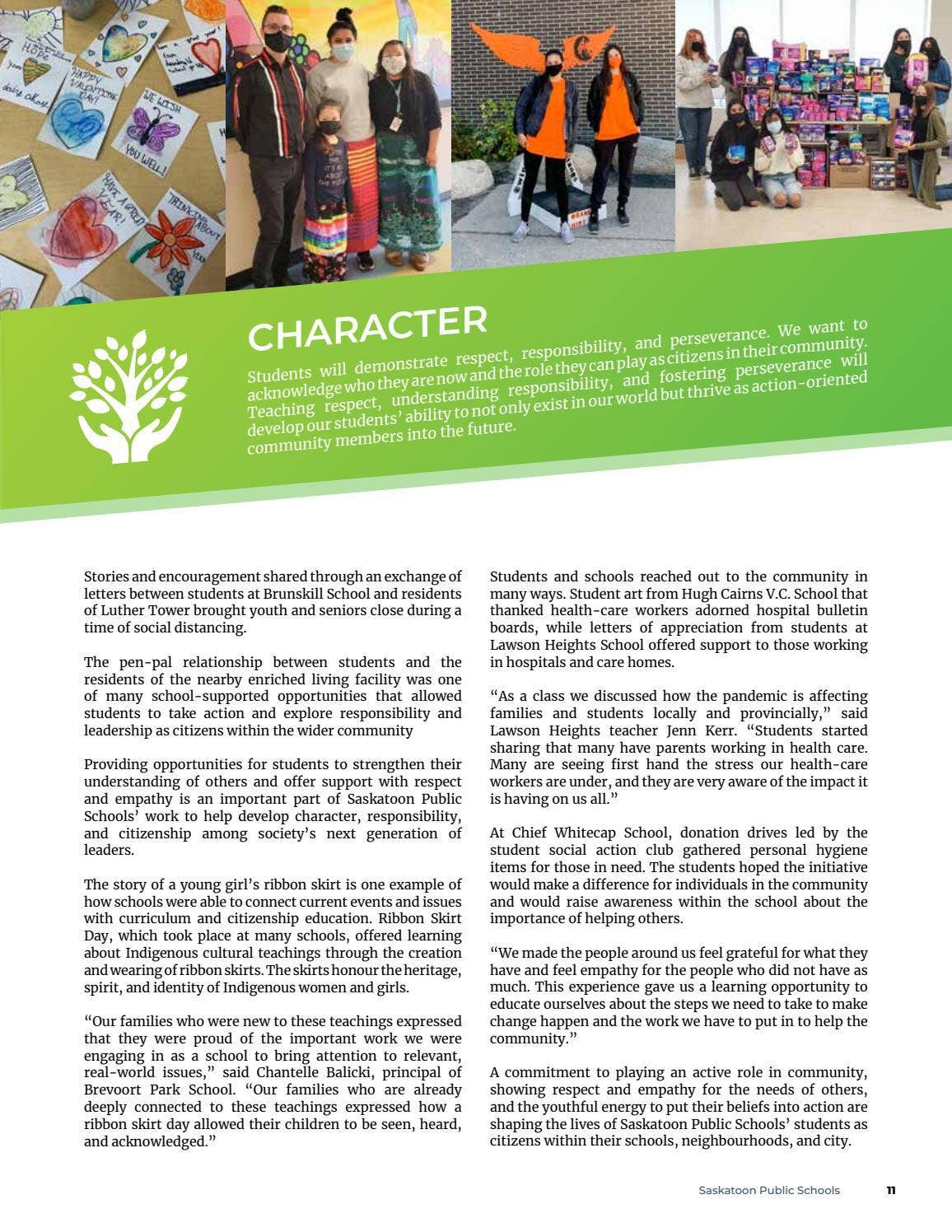 Saskatoon Public Schools Report to the Community 2020-21 by Saskatoon ...